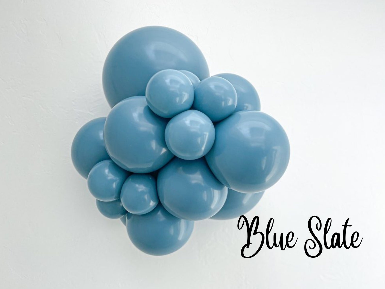 TUFTEX Blue Slate TUFTEX Designer Latex Balloons, Biodegradable ...