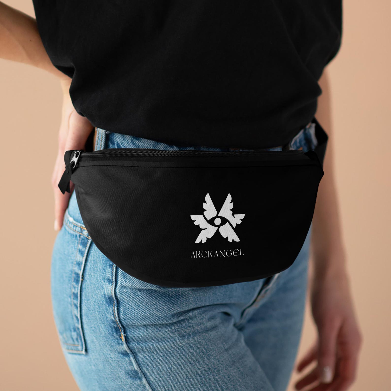 Stylish Fanny Pack With Archangel Design, Ideal for Festivals, Travel ...