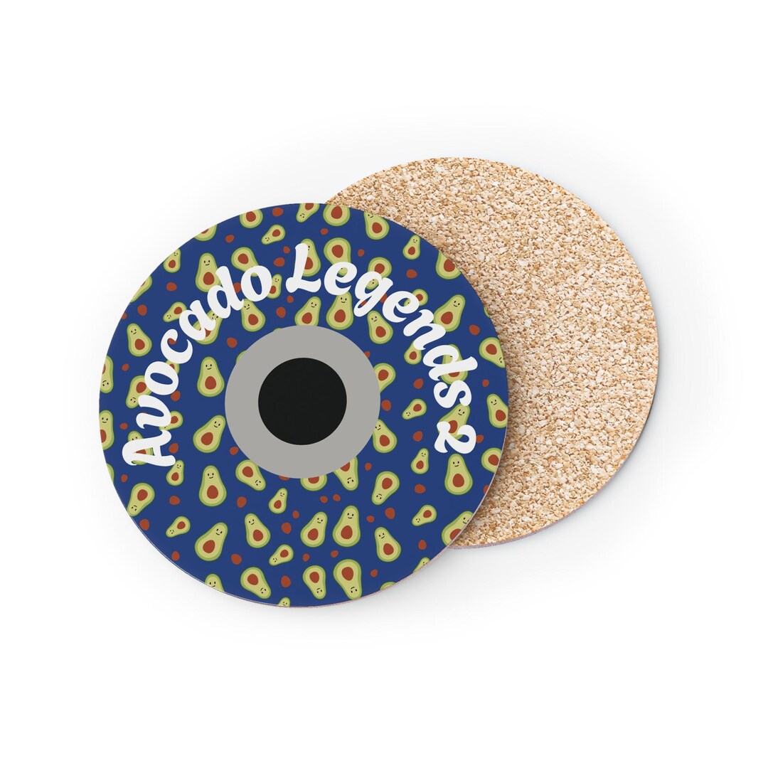 Game Disc Coaster | Cork Backed Drink Coaster - Etsy