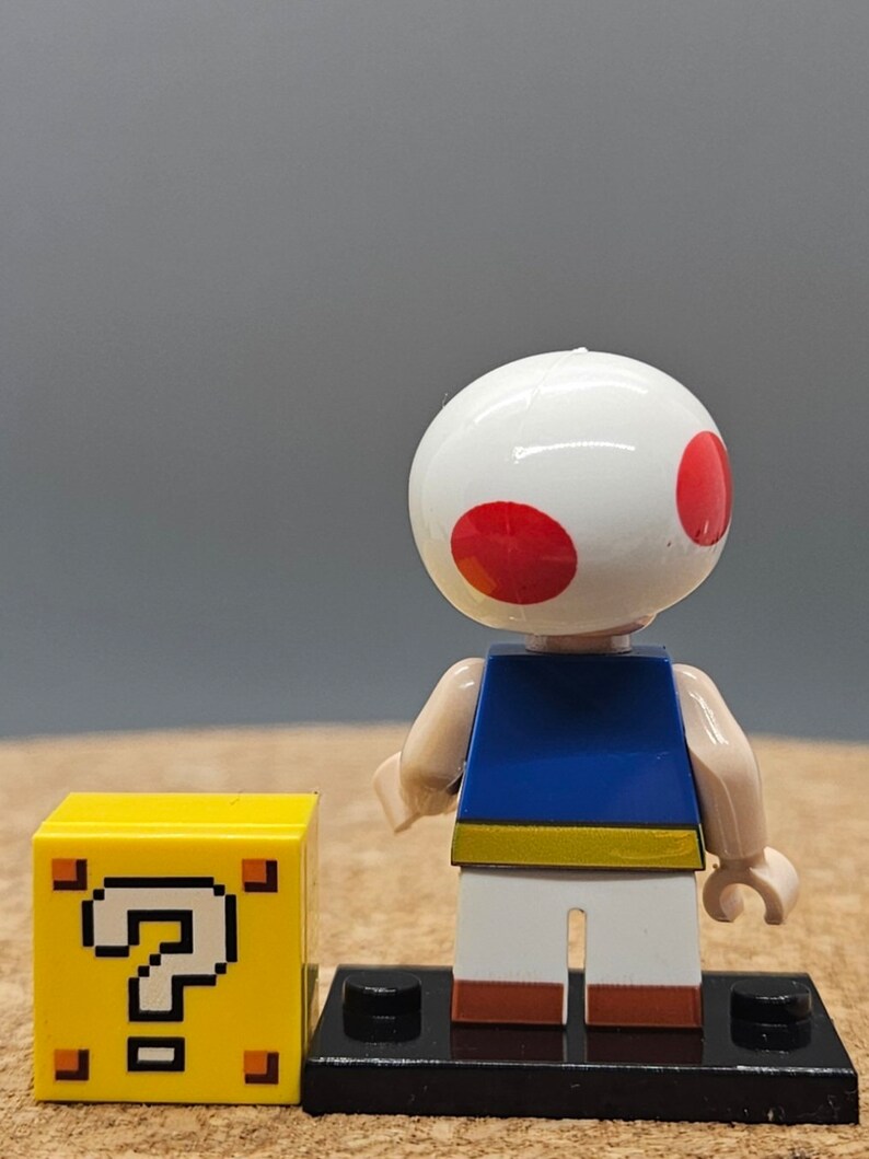 Toad Super Mario Bros Custom Figure. Comes Brand New in Packaging - Etsy