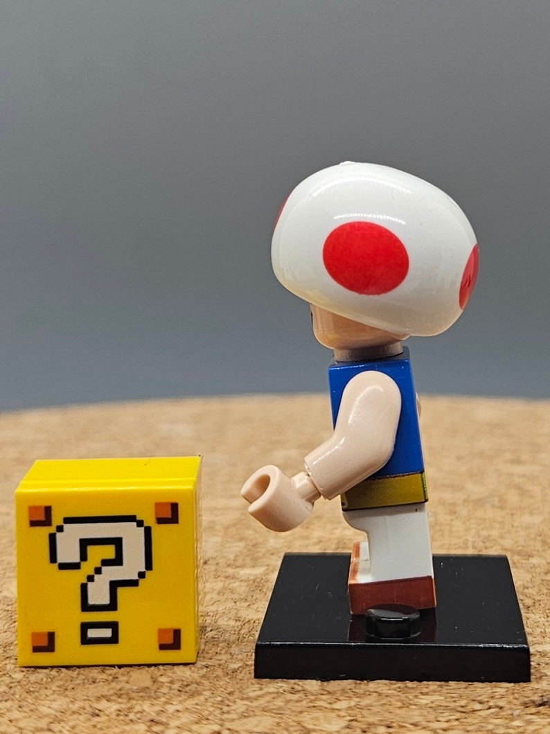Toad Super Mario Bros Custom Figure. Comes Brand New in Packaging - Etsy
