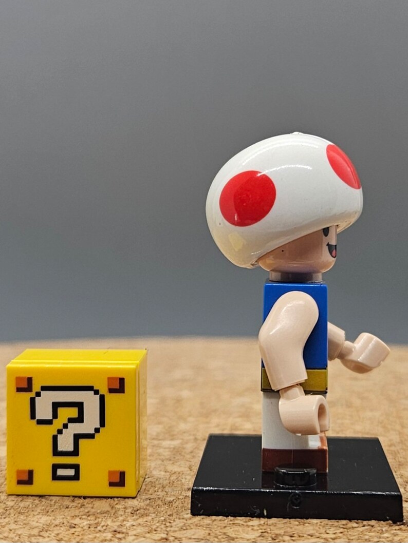Toad Super Mario Bros Custom Figure. Comes Brand New in Packaging - Etsy