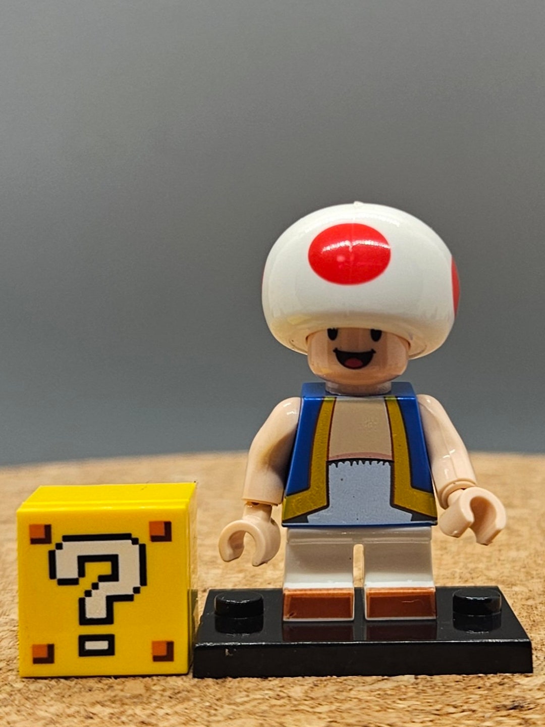 Toad Super Mario Bros Custom Figure. Comes Brand New in Packaging - Etsy