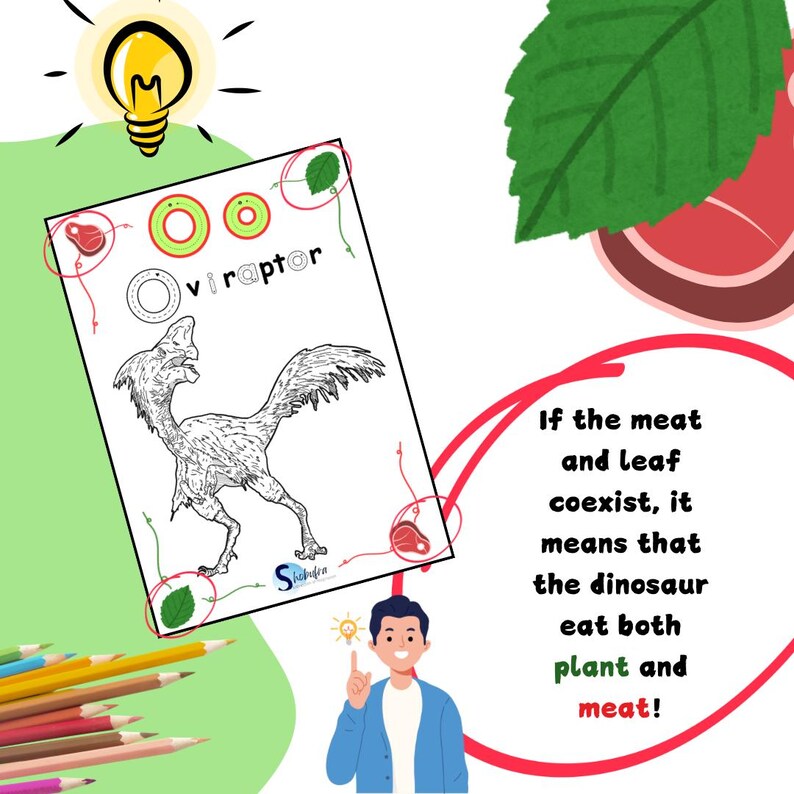 Coloring and Learning Alphabet is Fun With Dinosaurs Volume 1 - Etsy