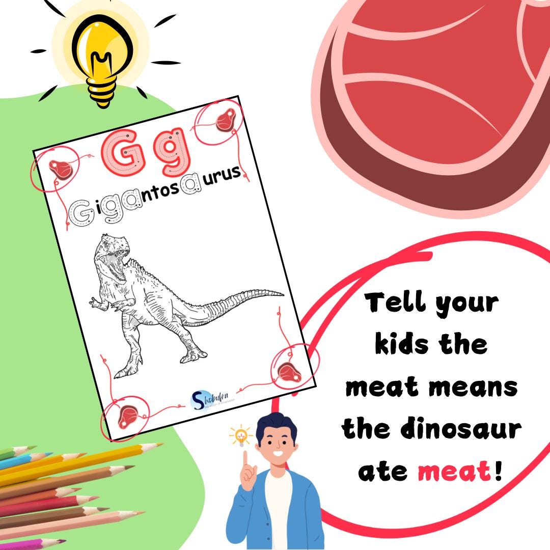 Coloring and Learning Alphabet is Fun With Dinosaurs Volume 1 - Etsy