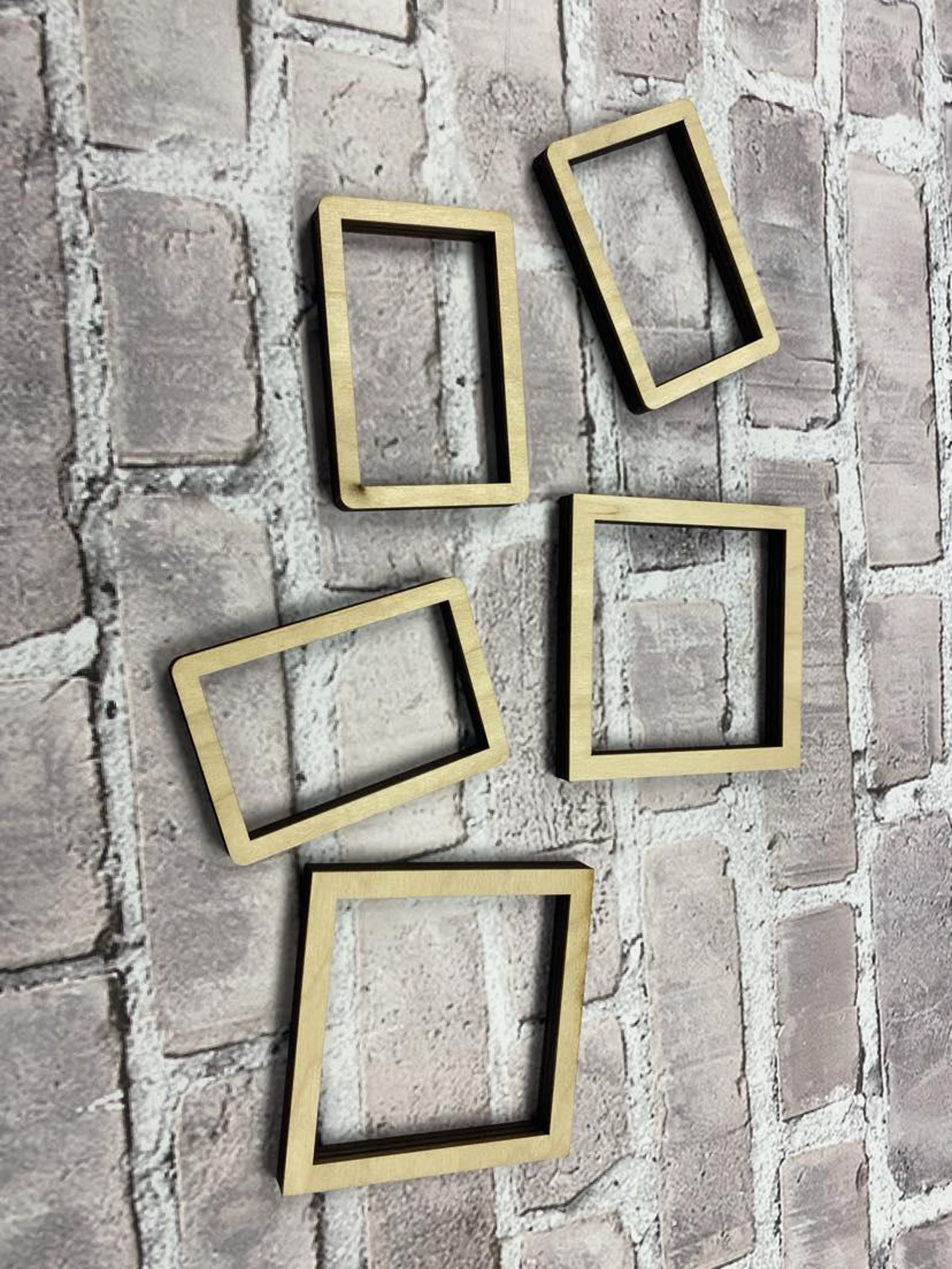 Mini Baltic Birch DIY Frame Kit: Unassembled Miniature Art Frames - Etsy