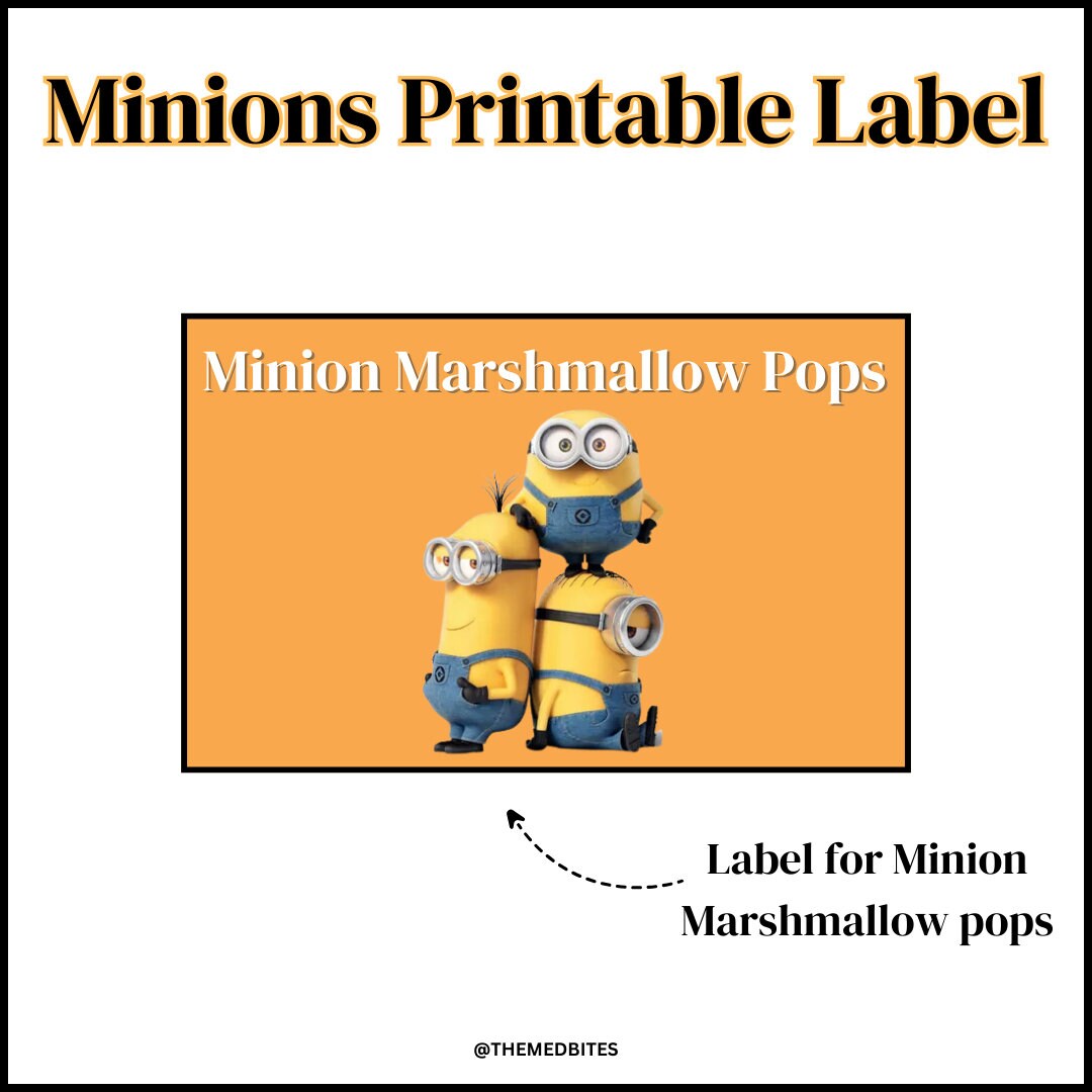 Minions Themed Movie Night Decor Birthday Party Decor Party Snack Ideas ...