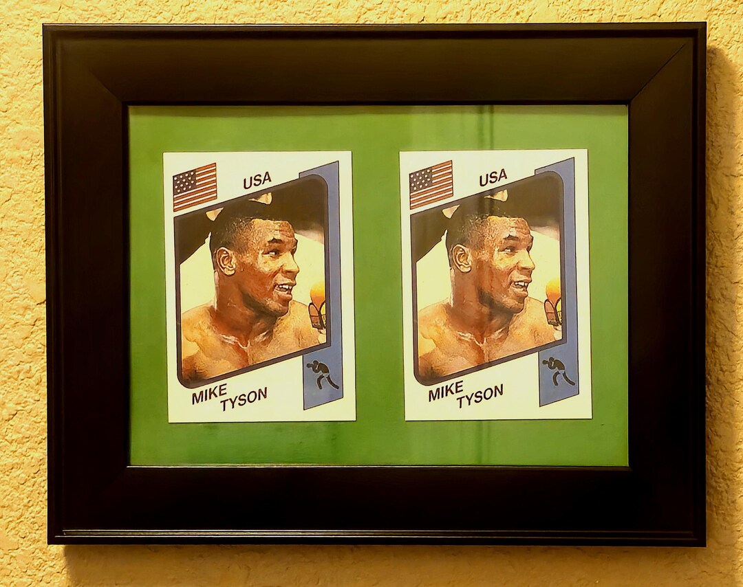 Mike Tyson Rookie Card Double Italian Version RP - Etsy
