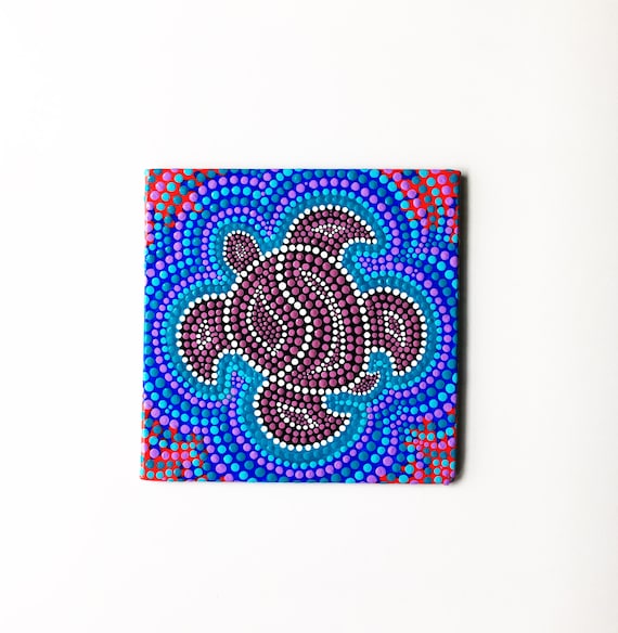 Australian Dot Art Turtle