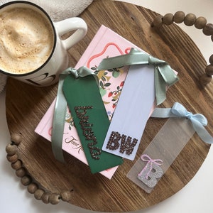 Personalized Rhinestoned Bookmarks - Etsy