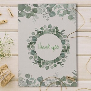 Watercolor Eucalyptus Frames, Watercolor Backgrounds, Floral Wreath ...