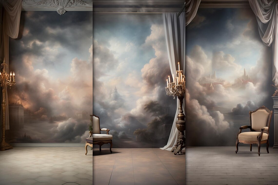 Fine Art Backdrop / Digital Studio Backdrops / Vertical Portrait ...