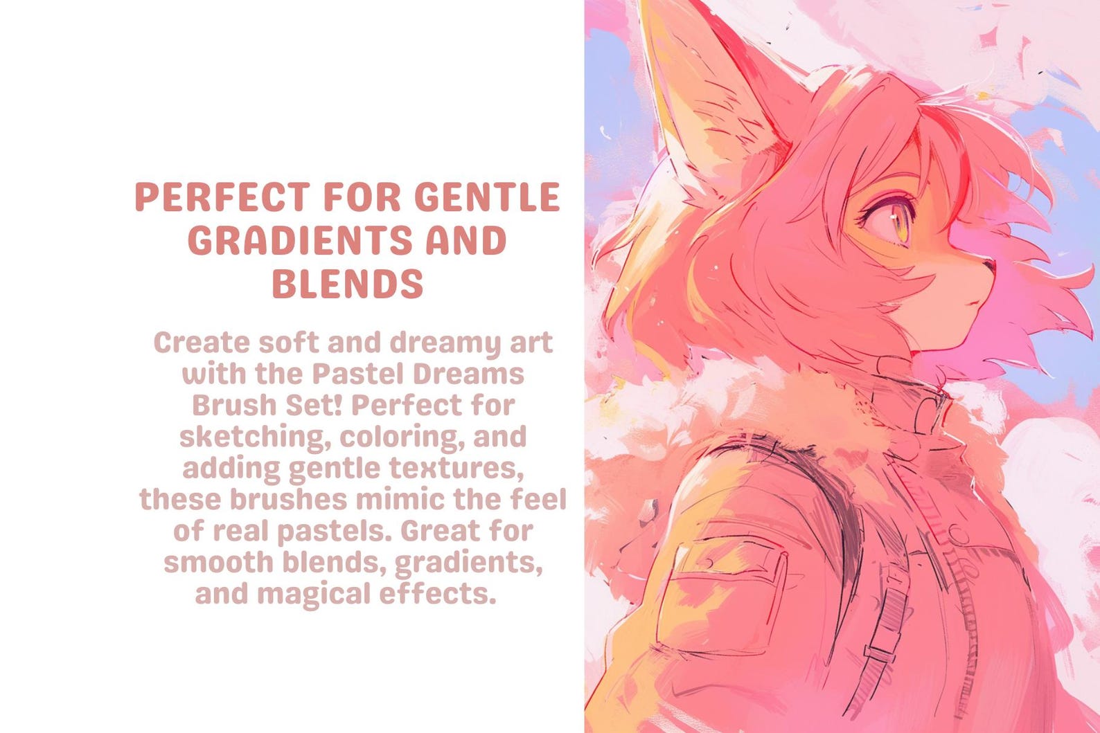 Procreate Brushes: Pastel Dreams, 40 Soft and Calm Brushes for ...