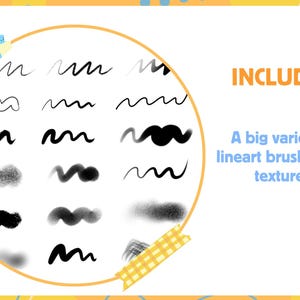 Procreate Brushes: Manga Essentials Pack, 87 Brushes for Lineart ...