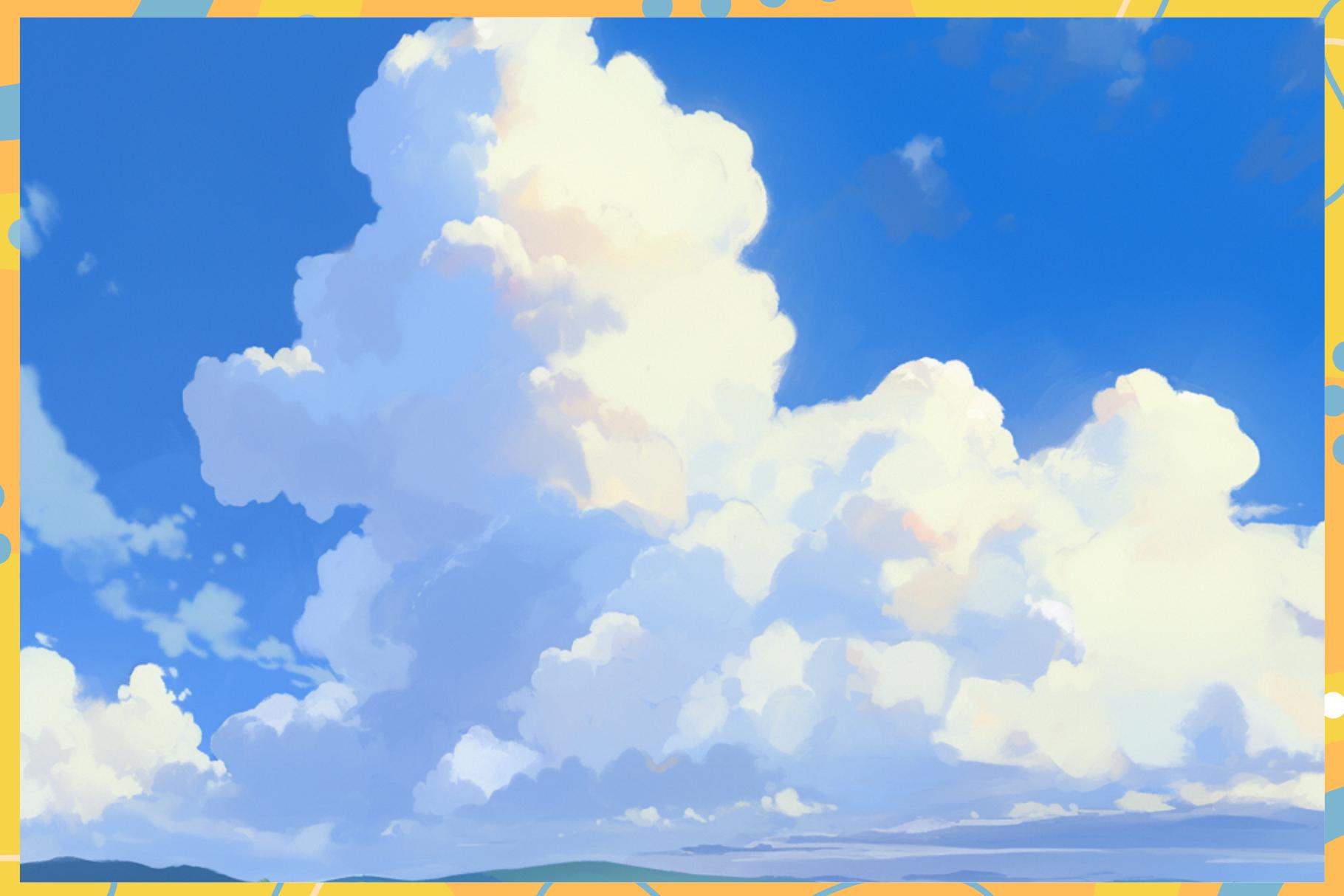 Procreate Brushes: Sky Dreamscape Collection, 24 Majestic Makoto ...