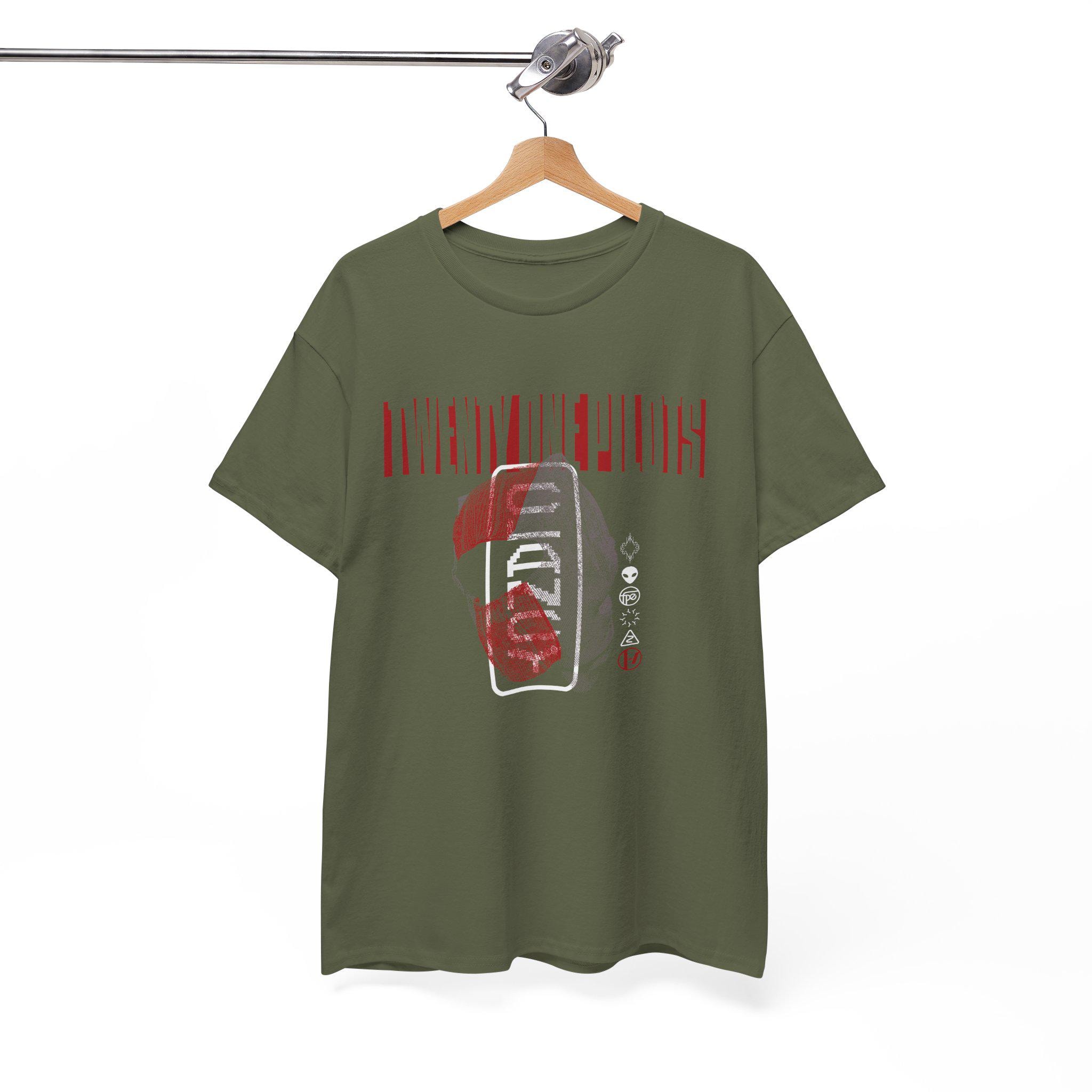 Twenty One Pilots Clancy Mask and Symbols T-shirt Unisex Heavy Cotton ...