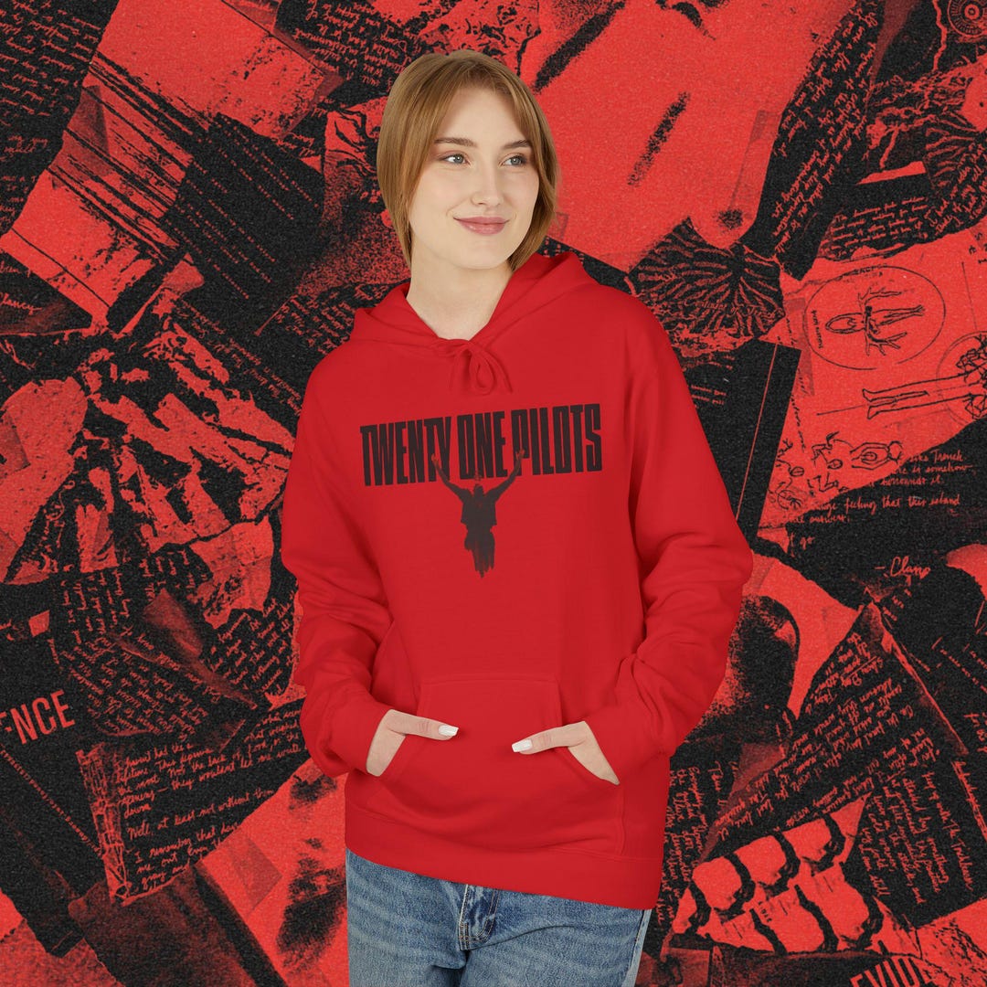 Twenty One Pilots Drag Path + All Eras Unisex Hoodie, Front & Back ...