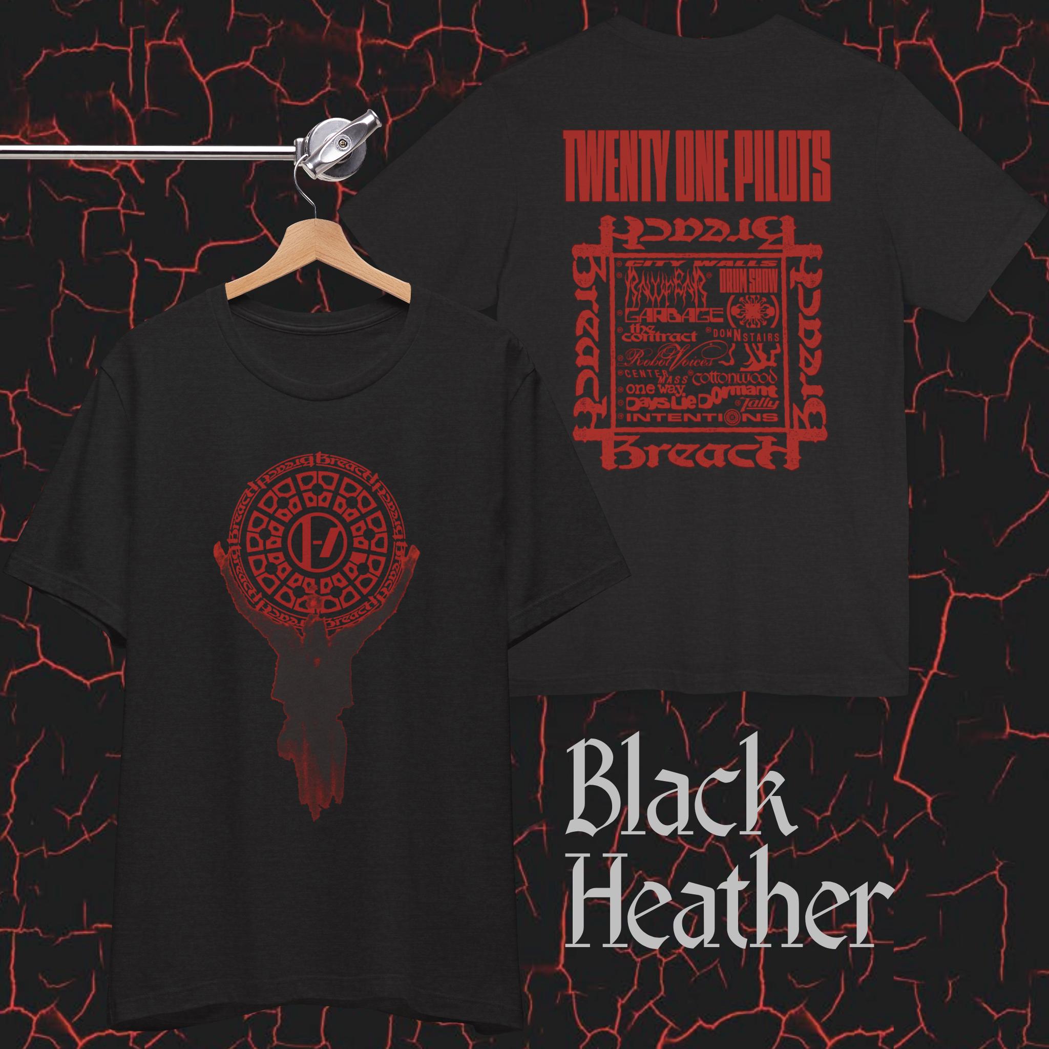 Twenty One Pilots Breach Front & Back T-shirt, Unisex Tee, Breach Album ...