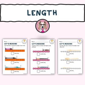 Length | Non-standard Units of Measurement | Measurement | Worksheet ...