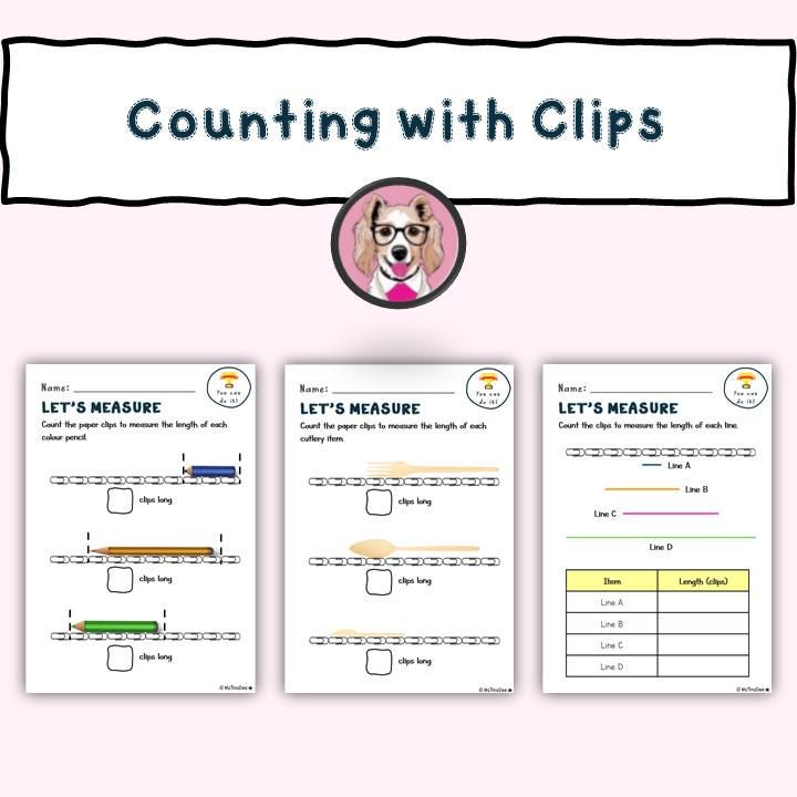 Length | Non-standard Units of Measurement | Measurement | Worksheet ...