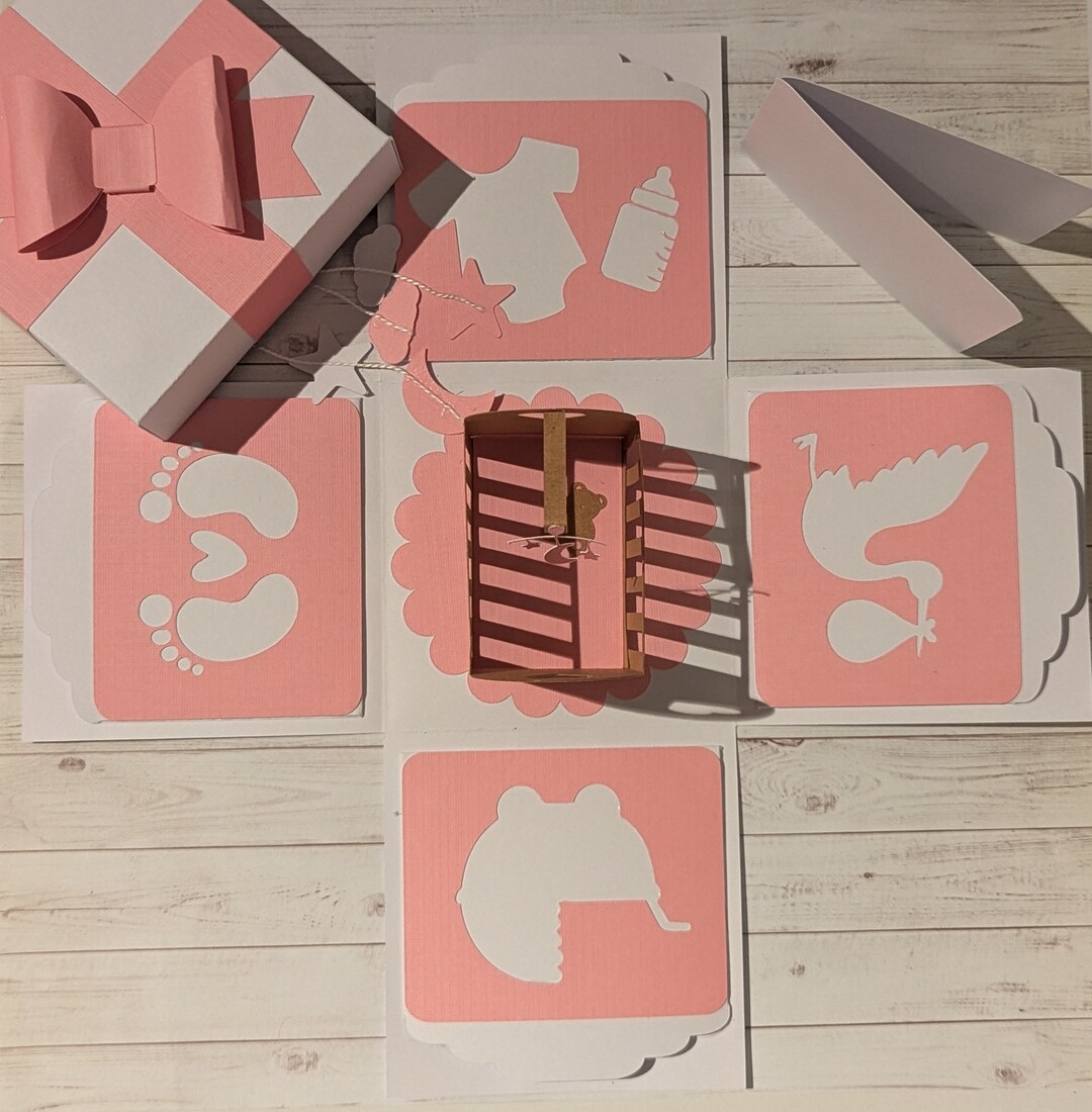 Custom Baby Shower Exploding Box for Gift Cards or Money - Etsy