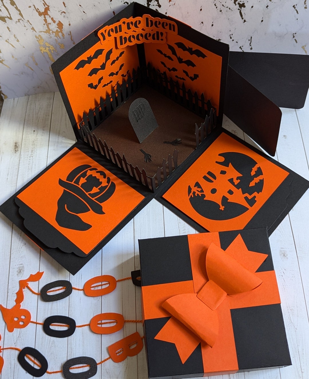 Halloween Exploding Box for Switch Witch, Boo Basket, or Boo Box - Etsy
