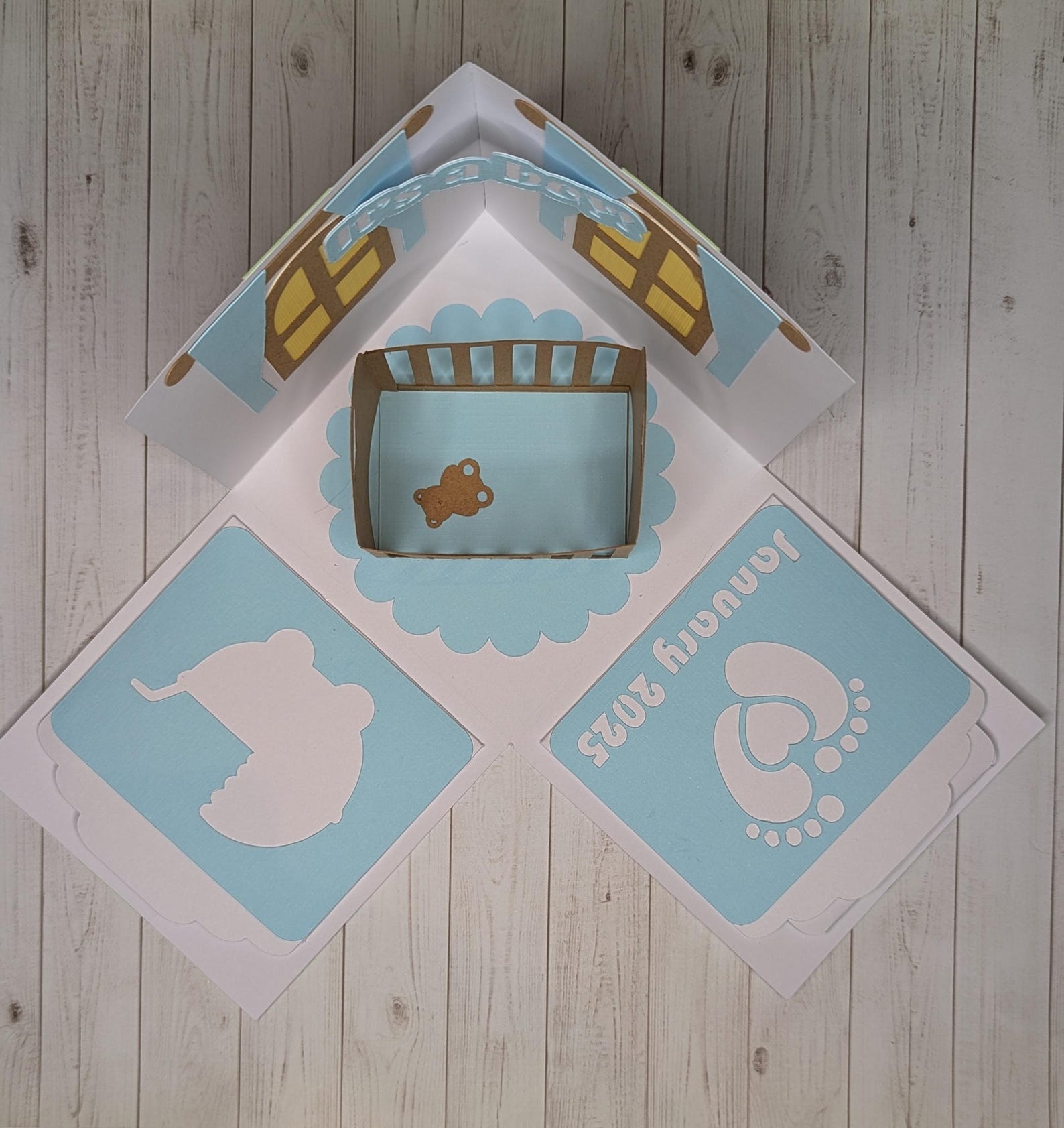 Custom Gender Reveal Exploding Gift Box - Etsy