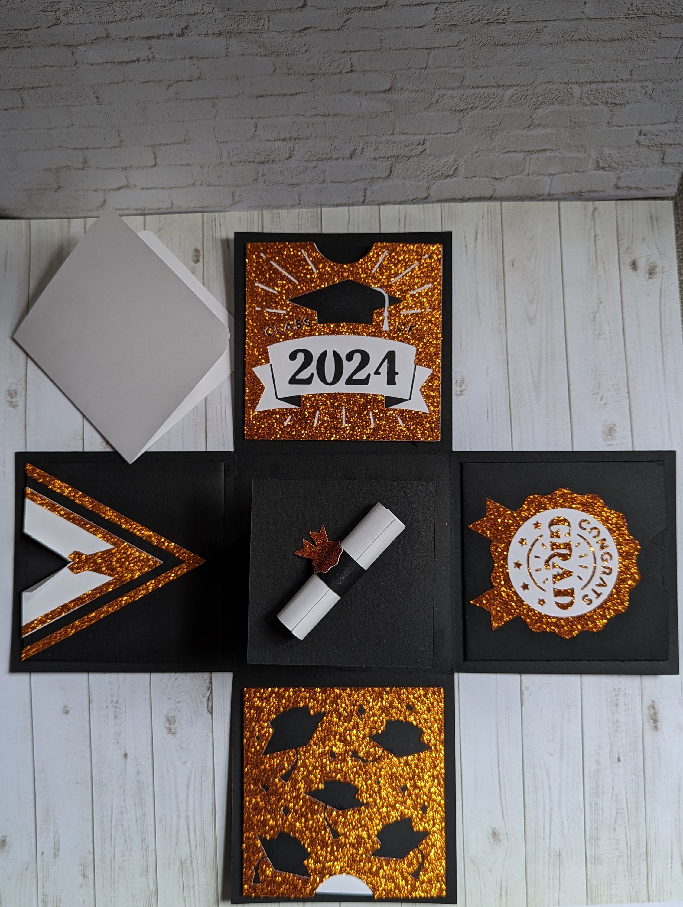 Custom Colors Graduation Cap Exploding Box for Gift Cards or Money - Etsy