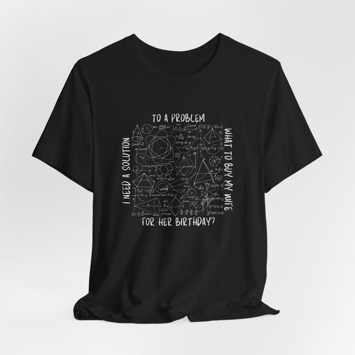 T-shirt, Maths Equation T-shirt, Birthday Gift for Man, Trigonometry T ...