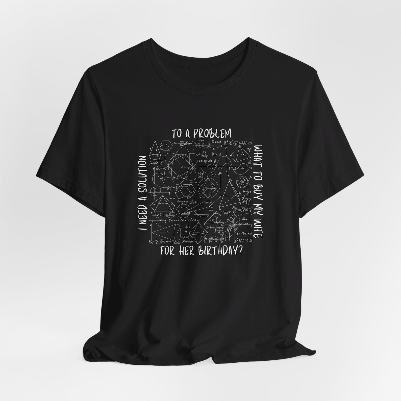 T-shirt, Maths Equation T-shirt, Birthday Gift for Man, Trigonometry T ...