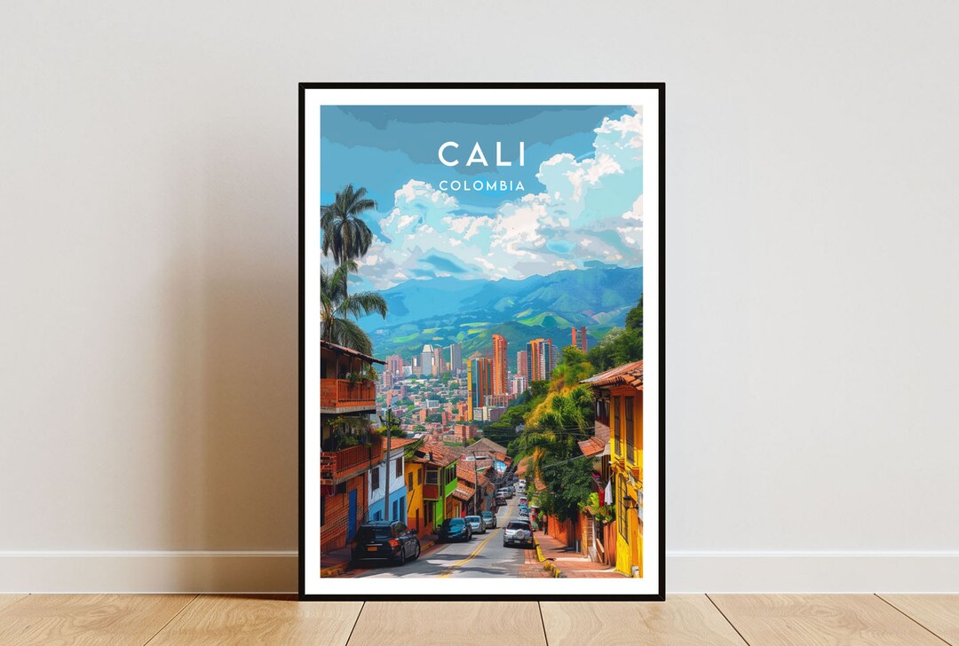 Cali Travel Print - Colombia, Cali Poster, Colombia Poster, Travel Wall ...