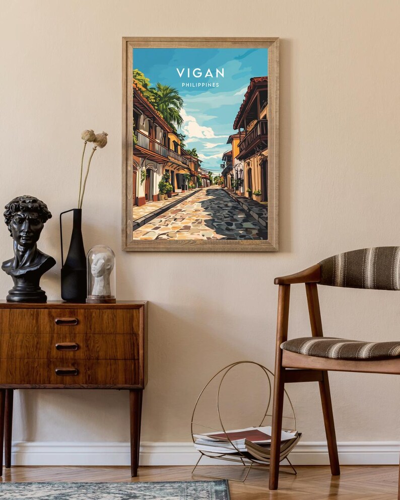 Vigan Travel Print - Philippines, Vigan Poster, Philippines Poster ...