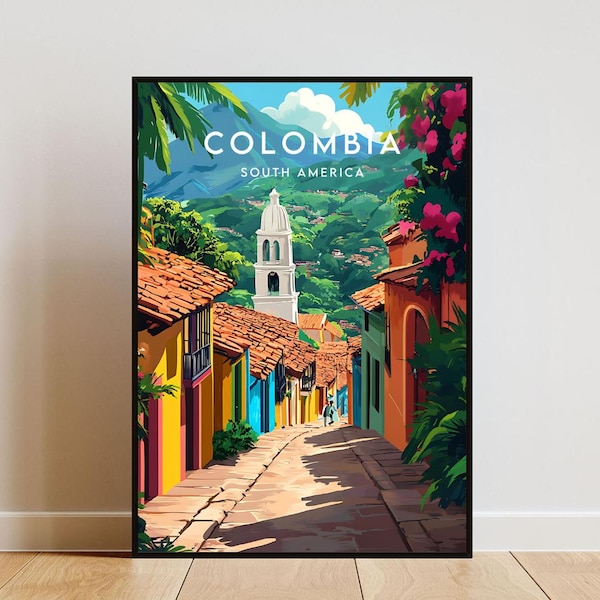 Colombia Poster - Etsy