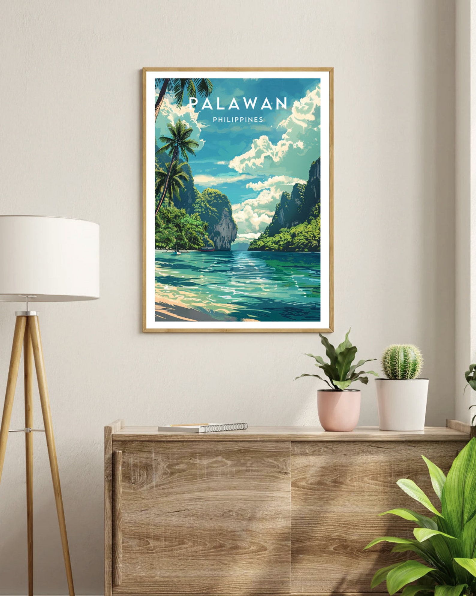 Palawan Travel Print - Philippines, Palawan Poster, Philippines Poster ...
