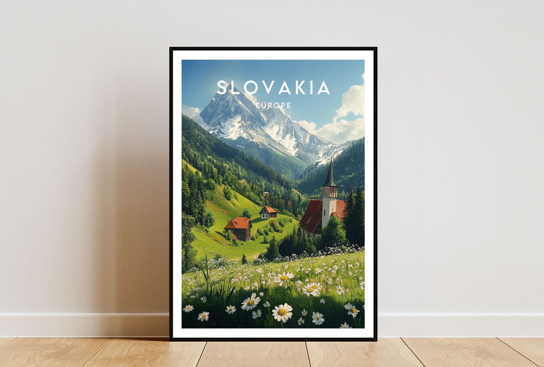 Slovakia Travel Print - Europe, Europe Poster, Slovakia Poster, Travel ...