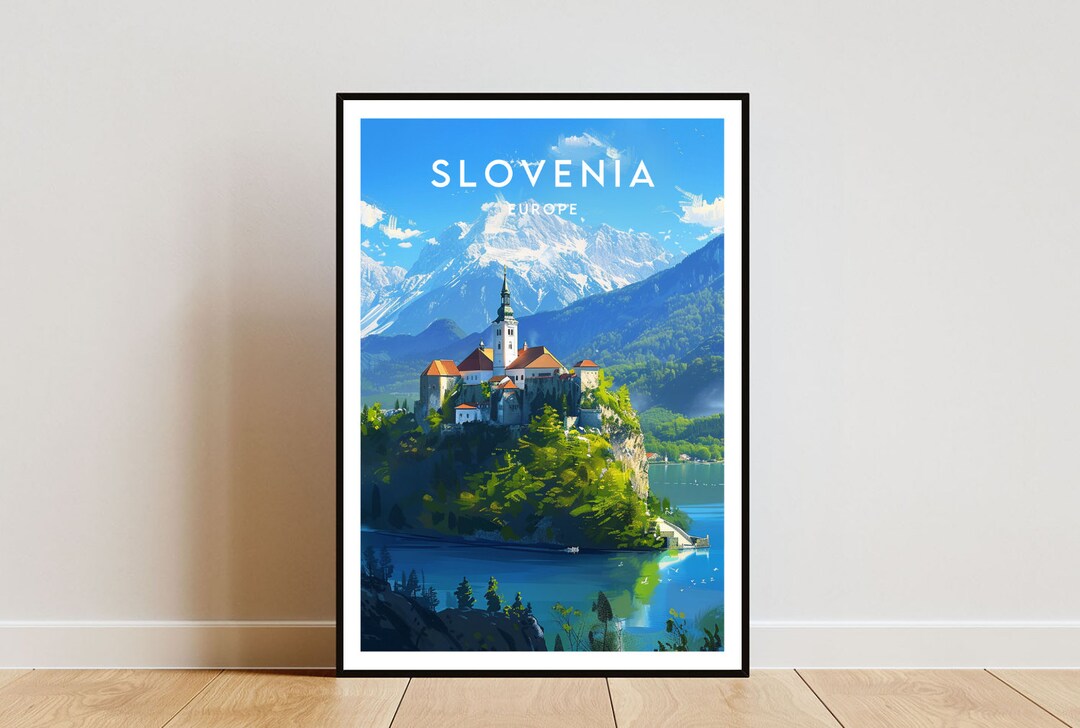 Slovenia Travel Print - Europe, Europe Poster, Slovenia Poster, Travel ...