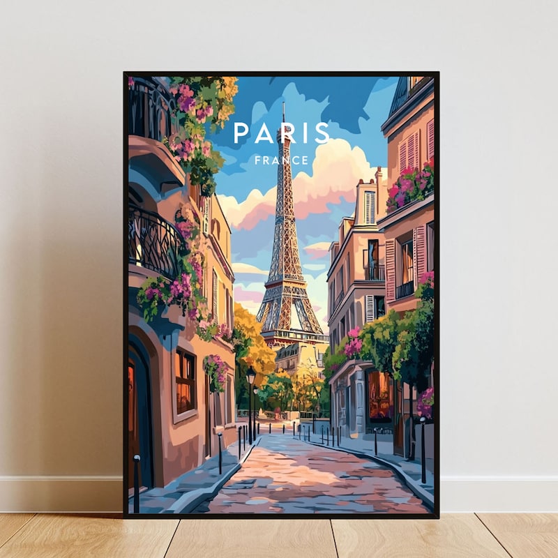 Paris Poster - Etsy