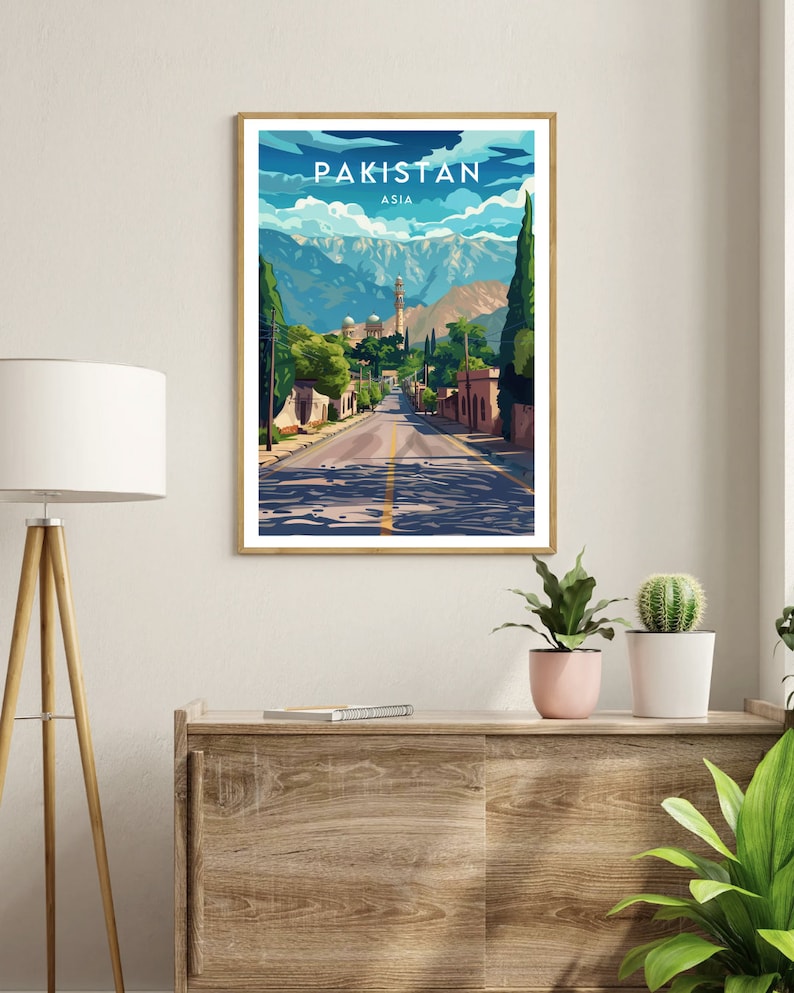 Pakistan Travel Print, Pakistan Poster, Travel Wall Art, Pakistan Print ...