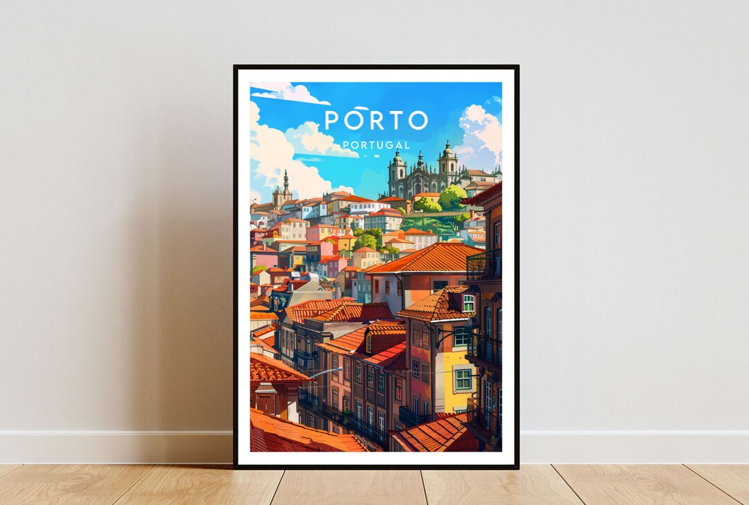 Porto Travel Print - Portugal, Porto Poster, Portugal Poster, Travel ...