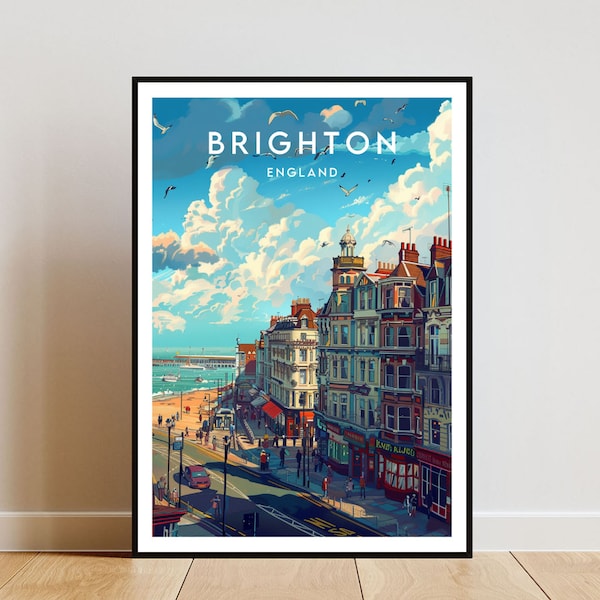 Brighton Poster - Etsy UK