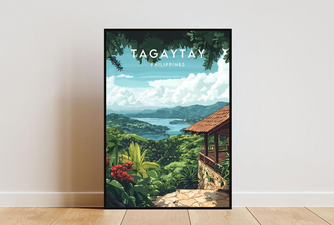 Tagaytay Travel Print - Philippines, Tagaytay Poster, Philippines ...