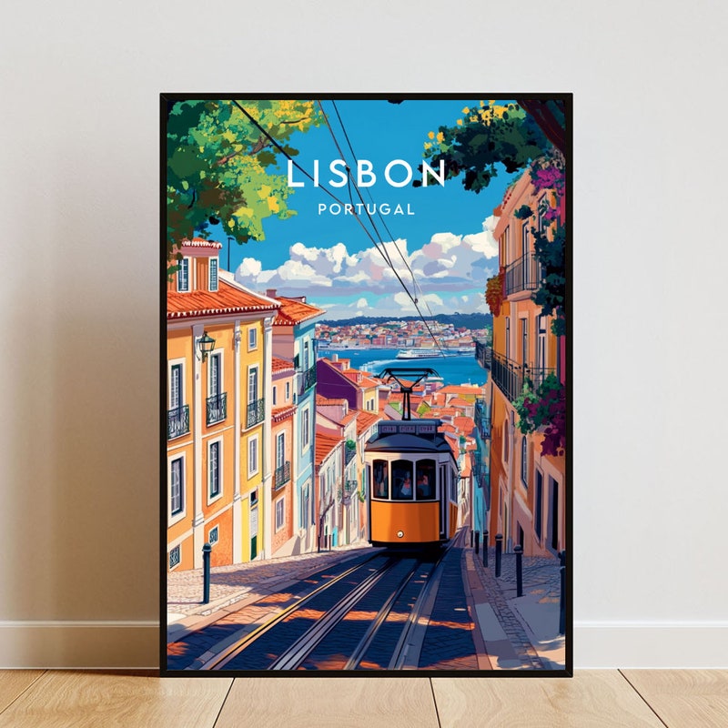 Lisbon Print - Etsy