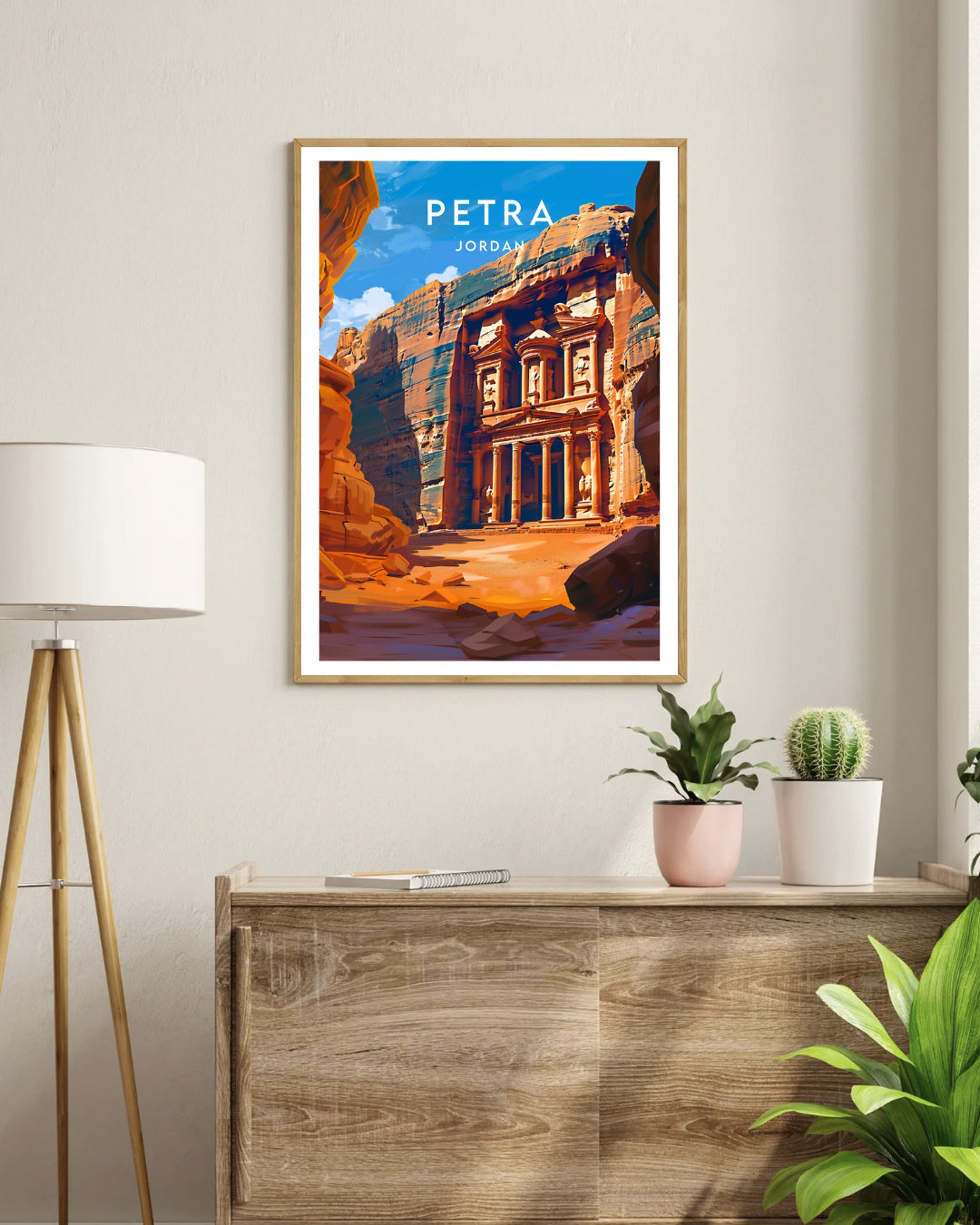 Petra Travel Print - Jordan, Petra Poster, Jordan Poster, Travel Wall ...