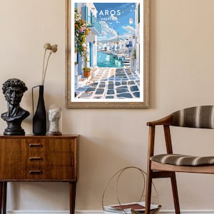 Paros Travel Print - Greece, Paros Poster, Greece Poster, Travel Wall ...