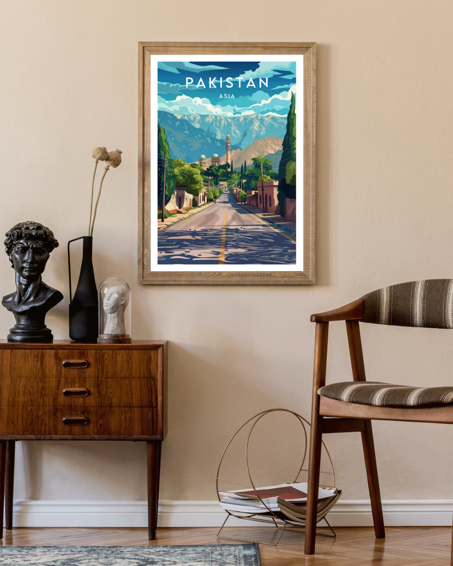 Pakistan Travel Print, Pakistan Poster, Travel Wall Art, Pakistan Print ...
