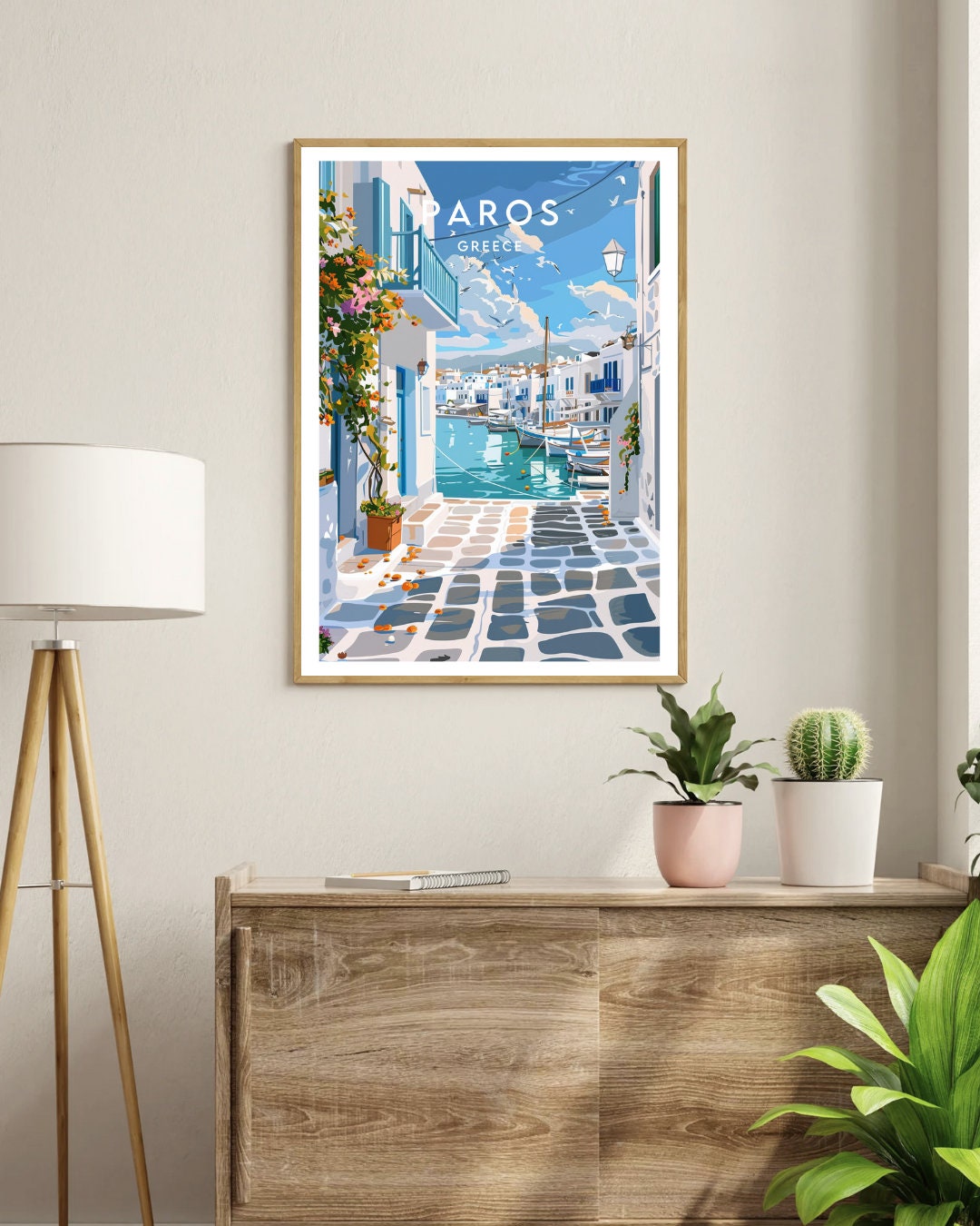 Paros Travel Print - Greece, Paros Poster, Greece Poster, Travel Wall ...