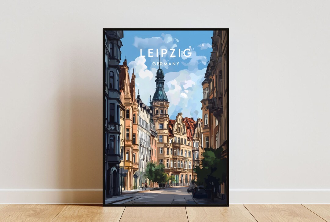 Leipzig Travel Print - Germany, Leipzig Poster, Germany Poster, Travel ...
