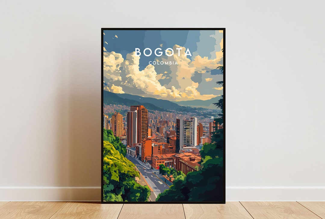 Bogota Travel Print - Colombia, Bogota Poster, Colombia Poster, Travel ...