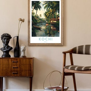 Kochi Travel Print India, Kochi Poster, India Poster, Travel Wall Art ...