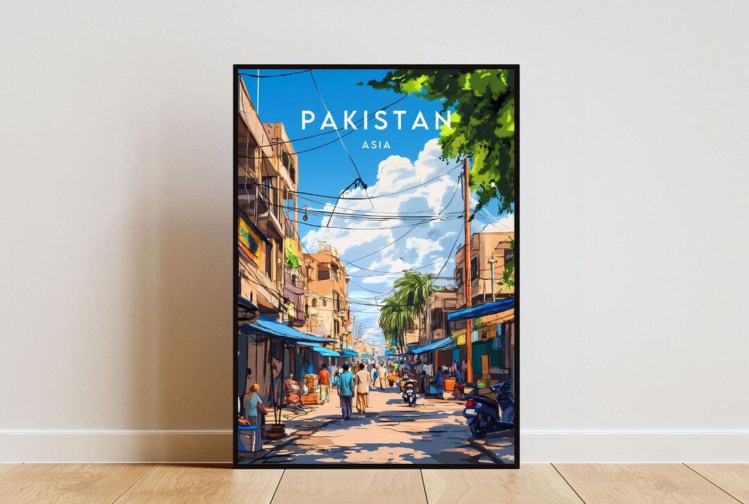 Pakistan Travel Print, Pakistan Poster, Travel Wall Art, Pakistan Print ...